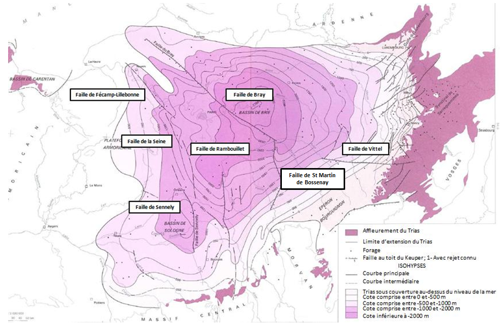 Contexte structural du Bassin Parisien | siges refonte